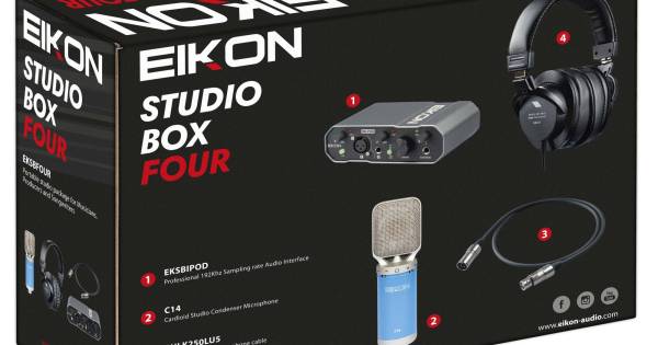 STUDIO BOX FOUR - HOME RECORDING AND WEBCAST BUNDLE - EKSBFOUR