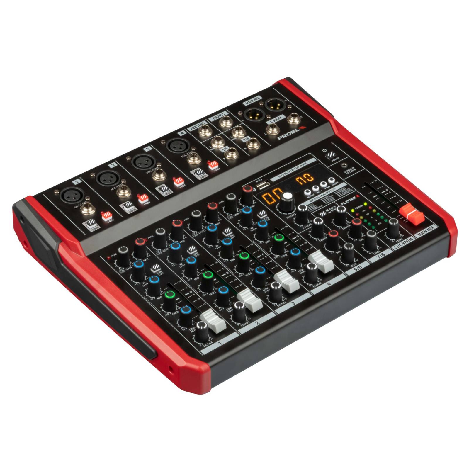 8-channel Compact Mixer PLAYMIX8 - PLAYMIX8